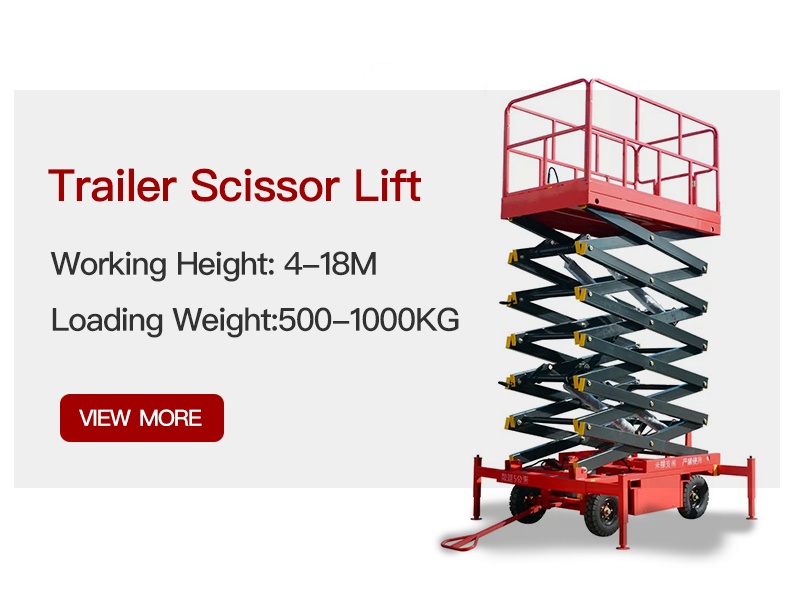 18M 20M 22M 500KG Trailer Scissor Lift